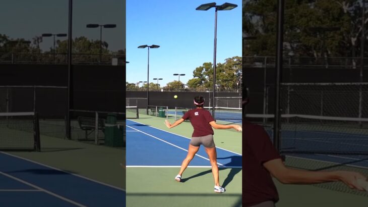The hardest forehand to hit #tennis #shorts | テニス動画まとめ
