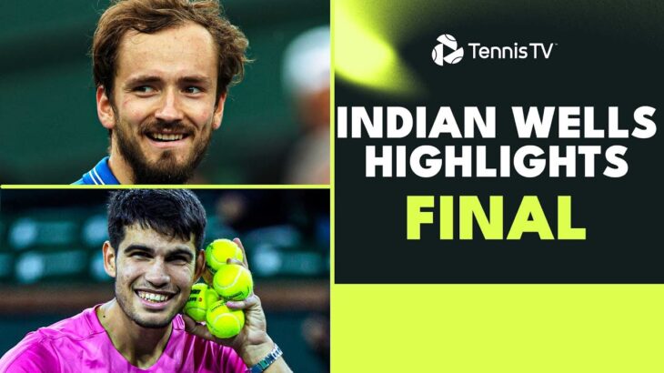 Carlos Alcaraz vs Daniil Medvedev For The Title 🏆 | Indian Wells 2023 Final Highlights | テニス動画まとめ